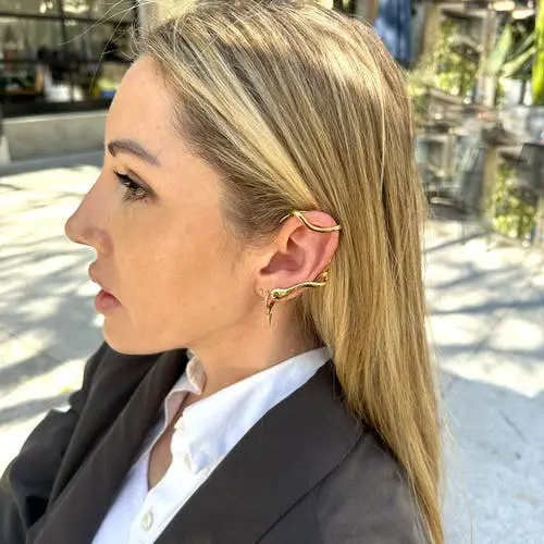 OUTOFOFFICE Modern Ear Cuff Luxe