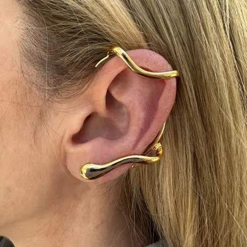 OUTOFOFFICE Modern Ear Cuff Luxe