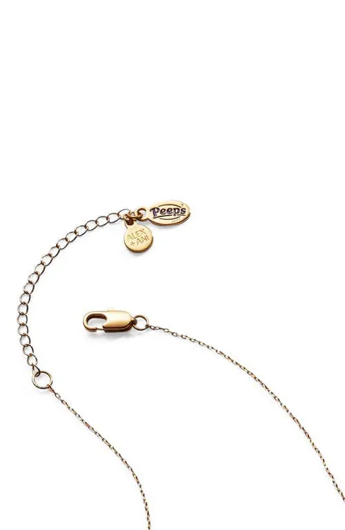 ALEX AND ANI Peeps® Pavé Crystal Bunny Pendant Necklace