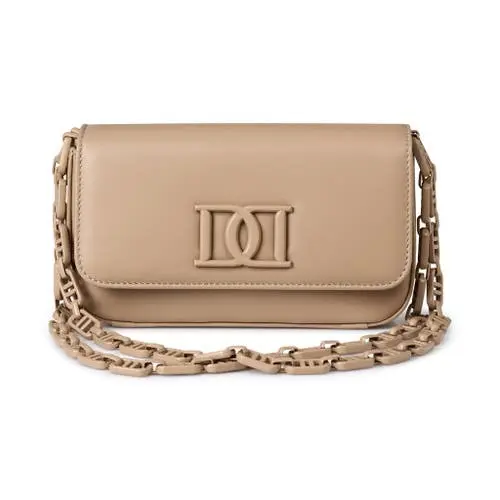 DESERI Sarah Crossbody Belt Bag In Spanish Calf Leather - Desert