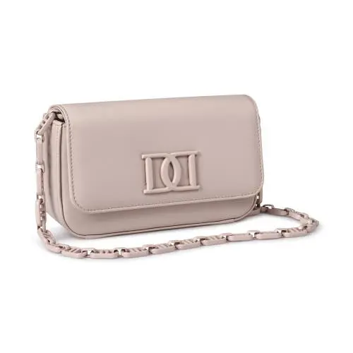 DESERI Sarah Crossbody Belt Bag In Spanish Calf Leather - Sand