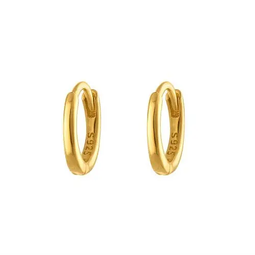 OUTOFOFFICE Seven Mm Huggie Hoop Earring - Gold