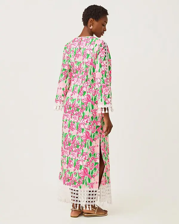 LILLY PULITZER Strothers Stretch Maxi Shift Caftan