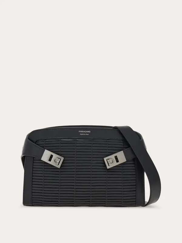 FERRAGAMO Hug Crossbody Bag - Black