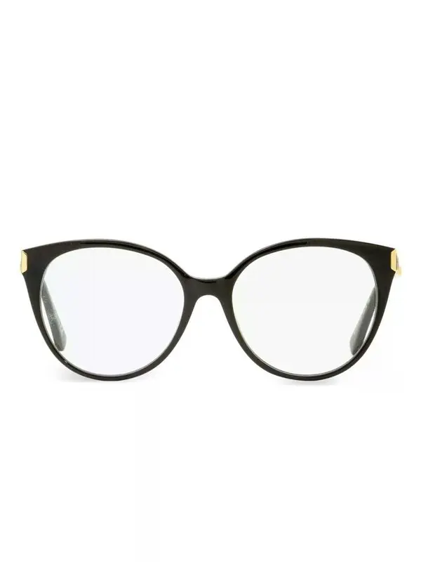 Roberto Cavalli Oval-frame Glasses - Black