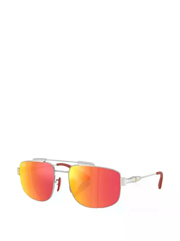 Ray-ban X Scuderia Ferrari Rectangle-frame Sunglasses