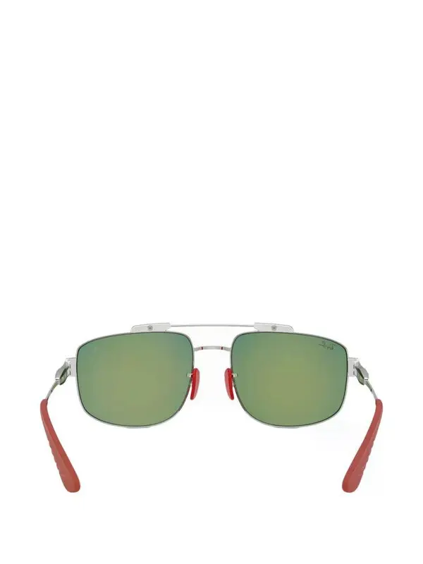 Ray-ban X Scuderia Ferrari Rectangle-frame Sunglasses