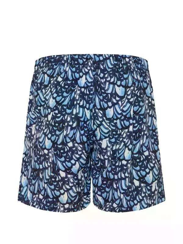 Alexander McQueen Patterned Swim Shorts