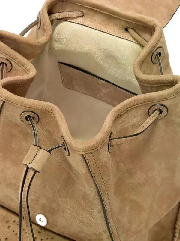 Ermanno Scervino Suede Backpack