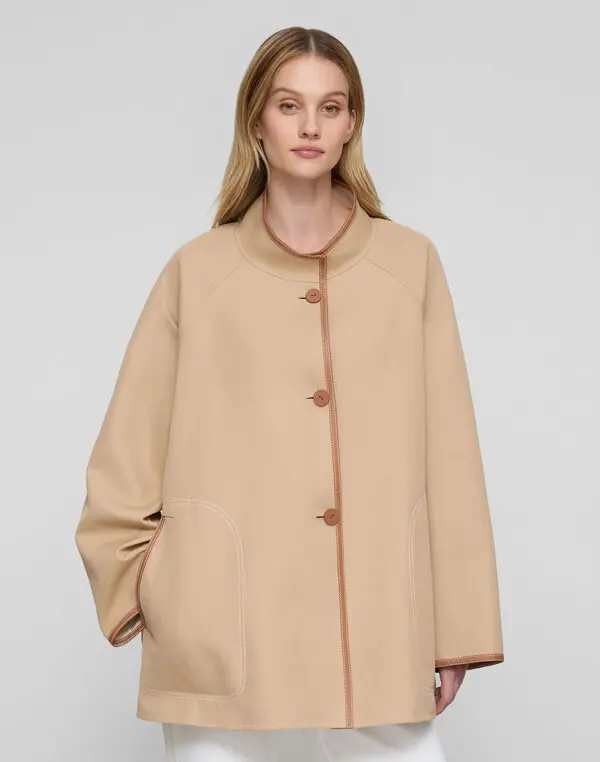 Lafayette 148 New York Cotton-silk Car Coat