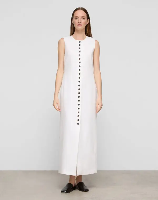 Lafayette 148 New York Linen Maxi Dress
