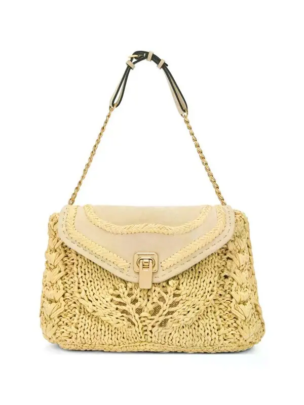 Ermanno Scervino Raffia Shoulder Bag