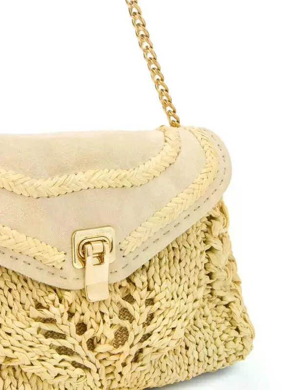 Ermanno Scervino Raffia Shoulder Bag