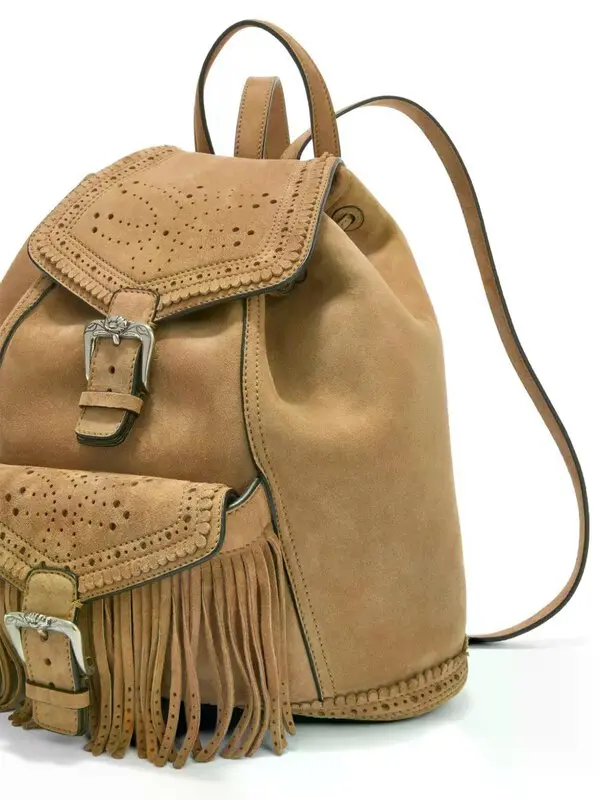 Ermanno Scervino Suede Backpack