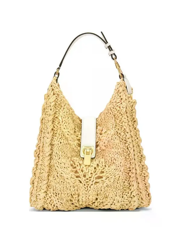 Ermanno Scervino Raffia Shoulder Bag