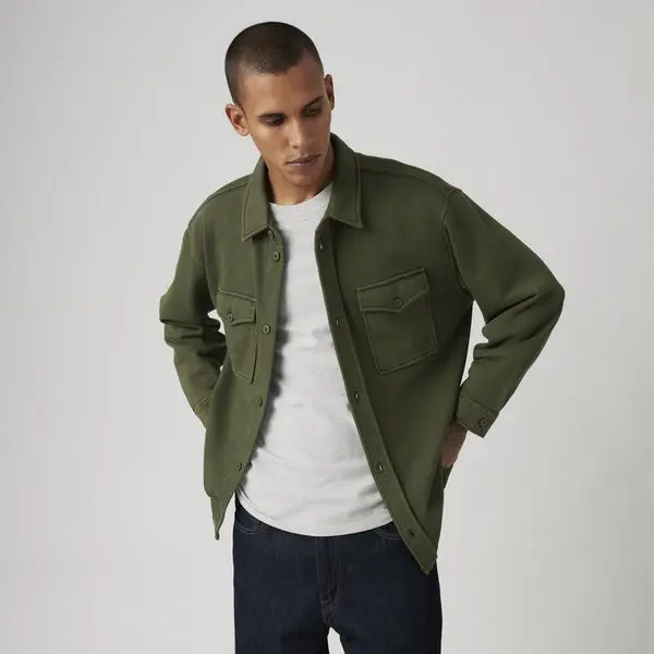 LEVI'S Bayview Soft Worker Sweatshirt - Kombu Green