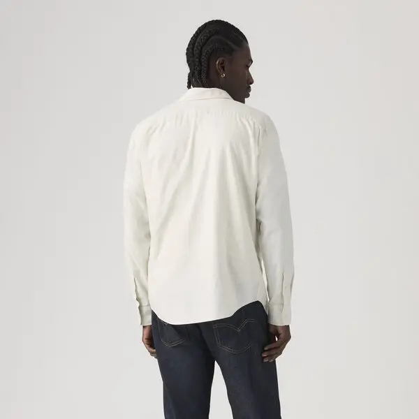 LEVI'S Sunset One Pocket Standard Fit Flannel Shirt - Silver Birch