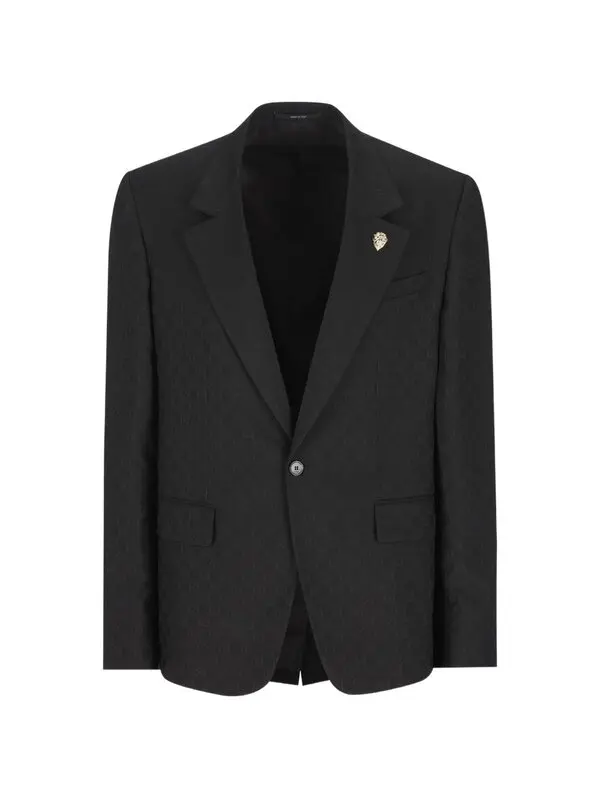 Gucci Gg Wool Single-breasted Jacket