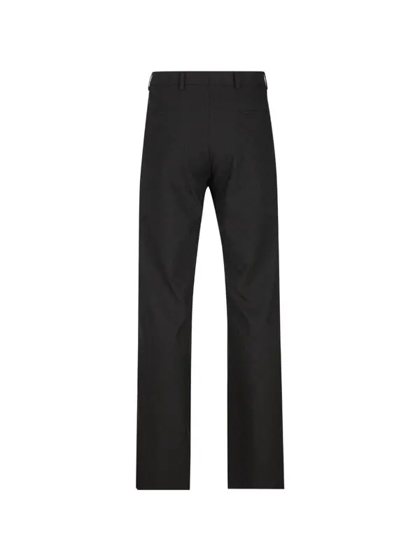 Gucci Gg Wool Trousers - Black