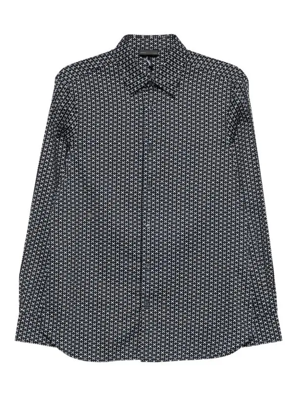 Emporio Armani Cotton Shirt - Blue