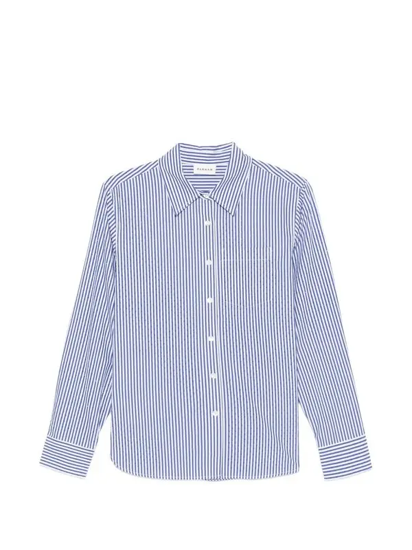 PAROSH Striped Cotton Shirt