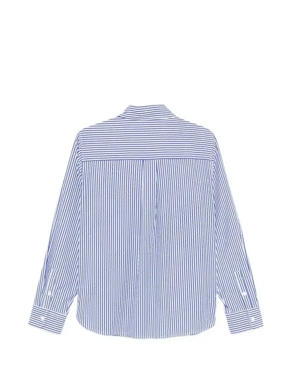 PAROSH Striped Cotton Shirt