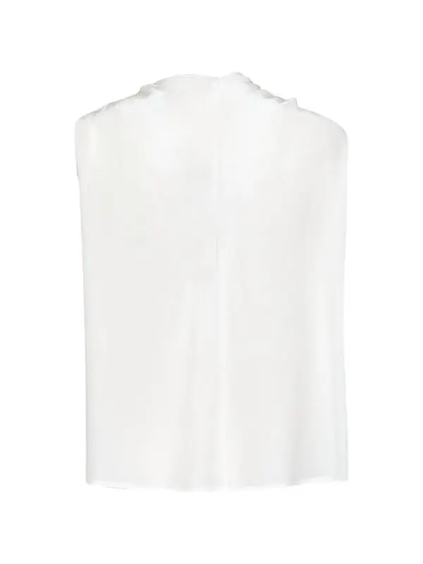 PAROSH Silk Sleeveless Top