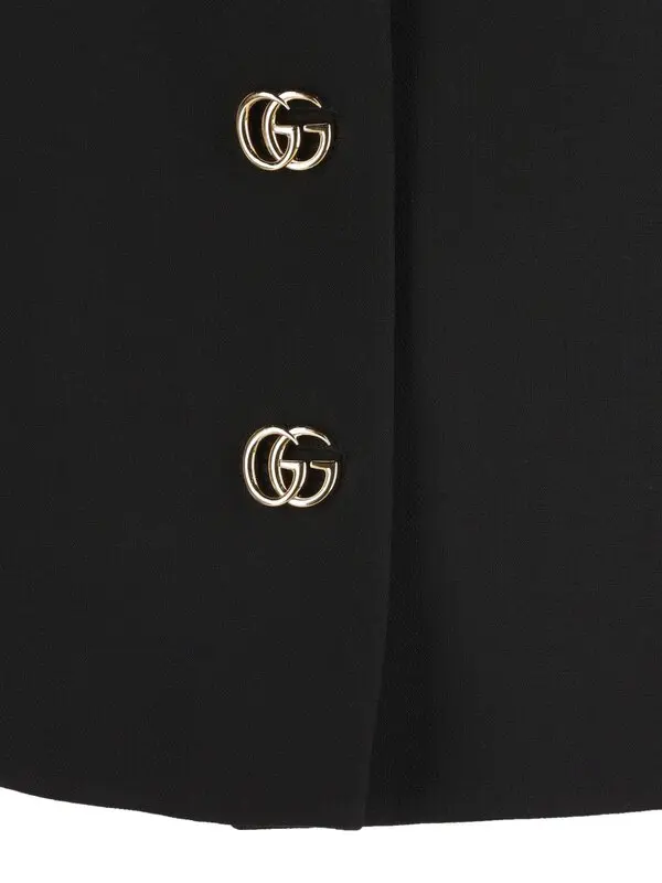 Gucci Wool Mini Skirt