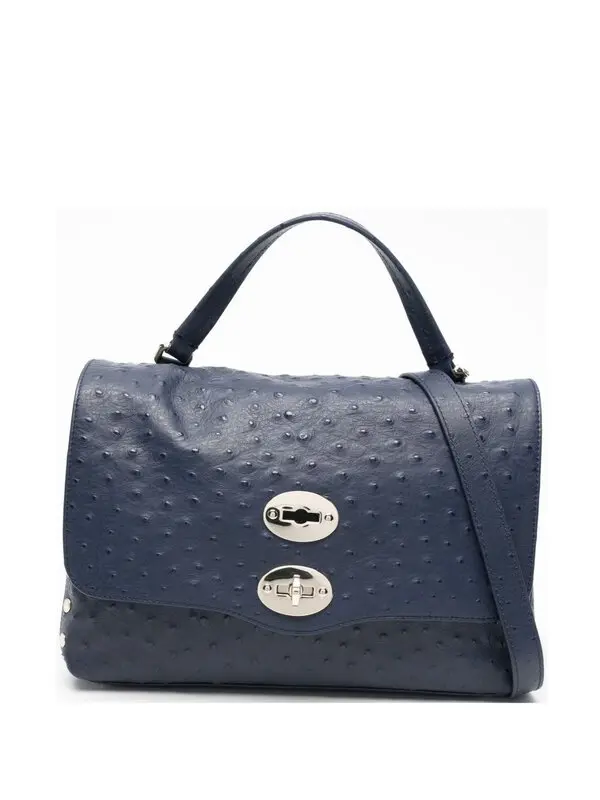 ZANELLATO Postina Cactus Small Handbag - Blue