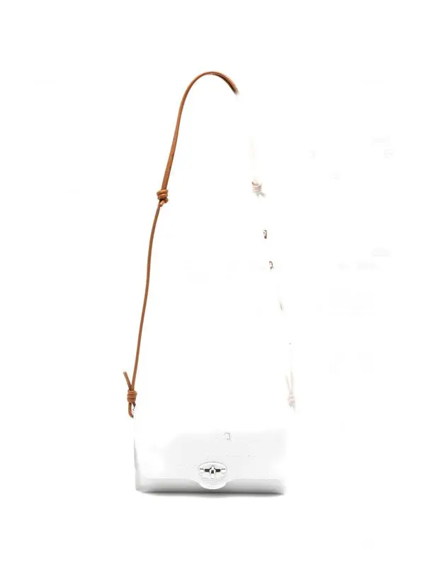 ZANELLATO Lettera Daily Leather Clutch - Grey