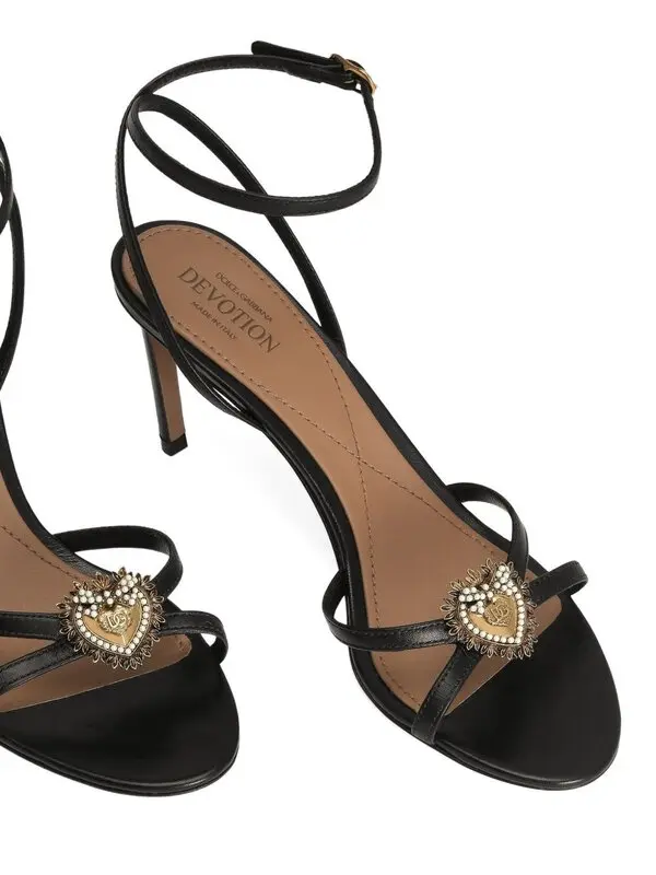 Dolce & Gabbana Devotion Leather Sandals