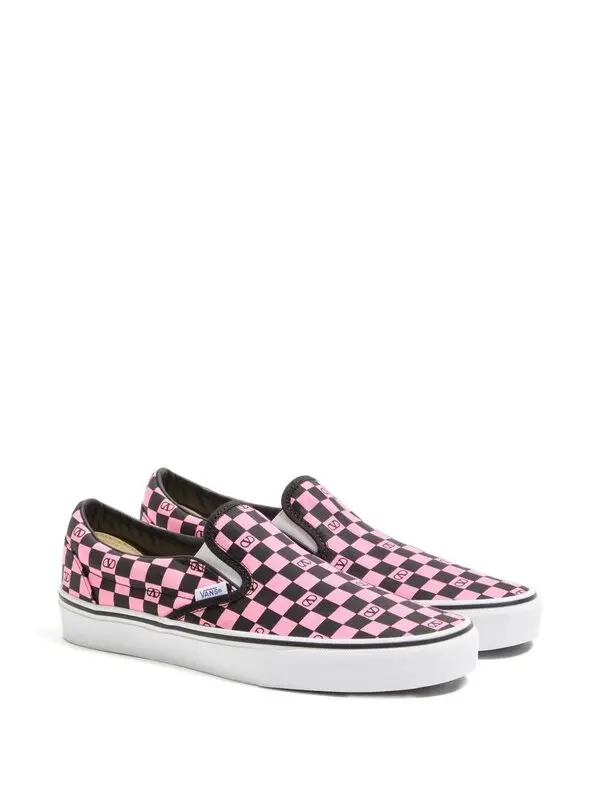 VALENTINO GARAVANI X VANS Canvas Slip-on Sneakers