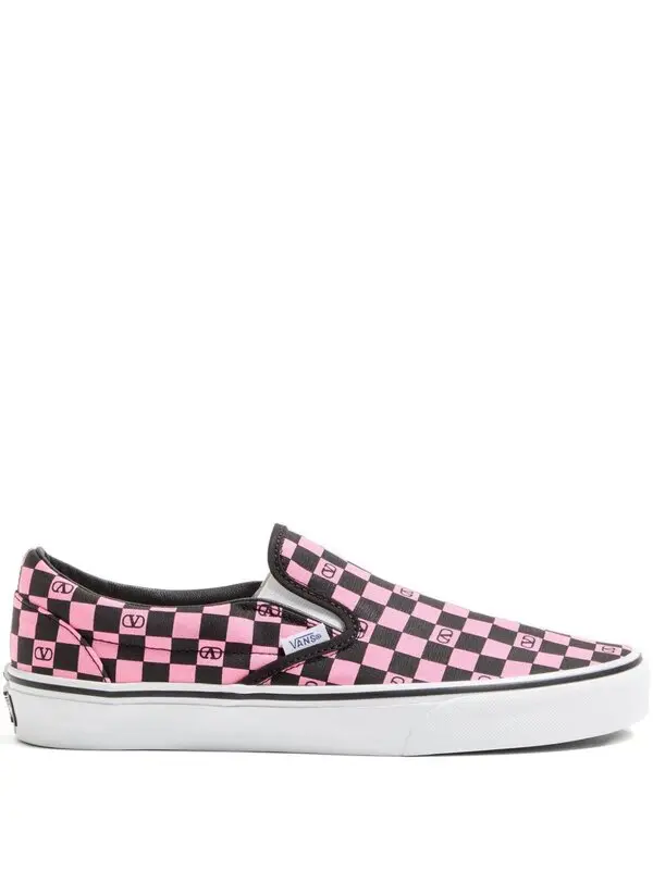 VALENTINO GARAVANI X VANS Canvas Slip-on Sneakers