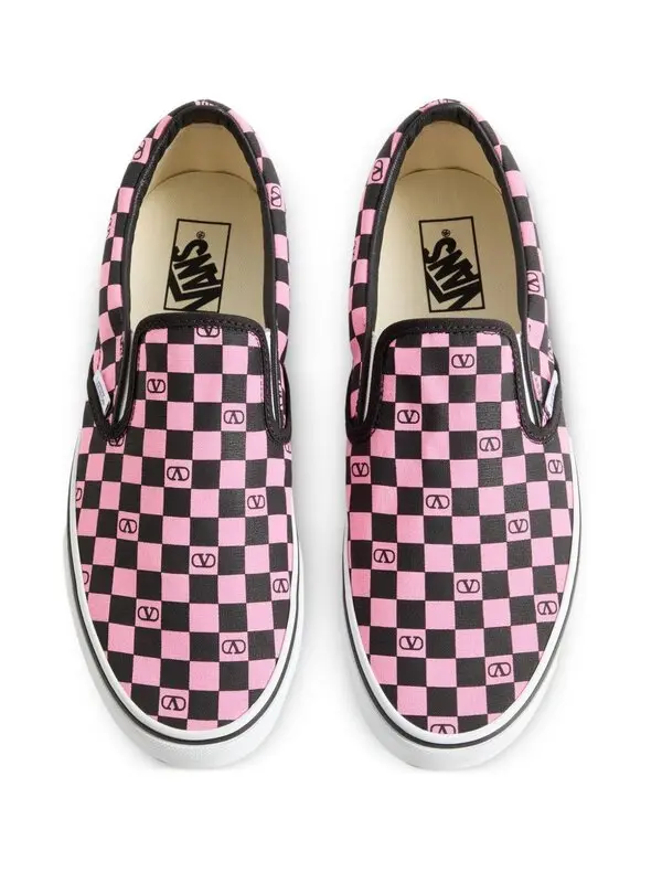 VALENTINO GARAVANI X VANS Canvas Slip-on Sneakers