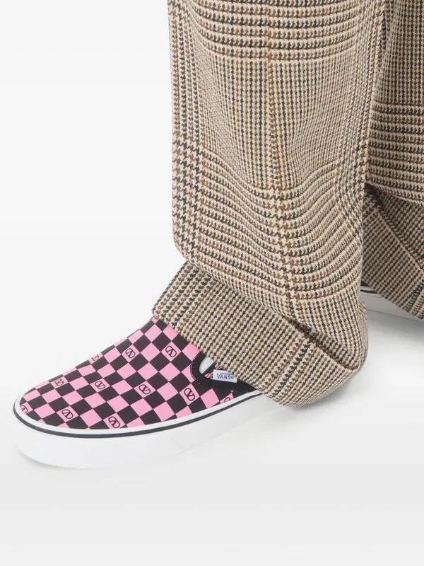 VALENTINO GARAVANI X VANS Canvas Slip-on Sneakers