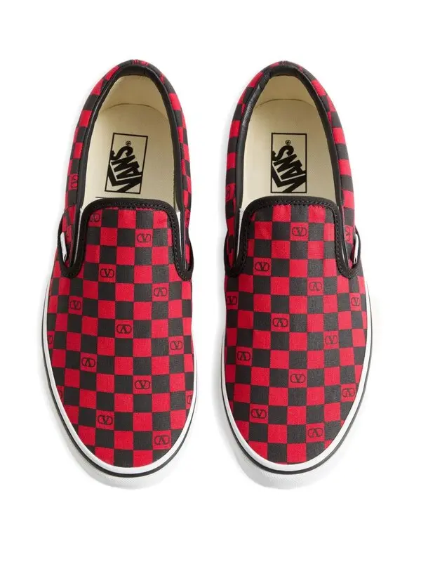 VALENTINO GARAVANI X VANS Canvas Slip-on Sneakers