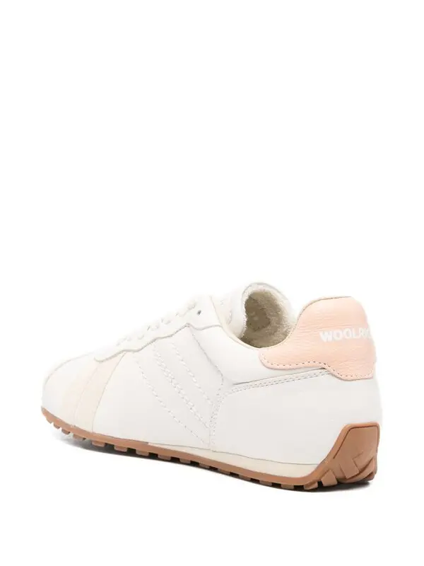 Woolrich Flat Leather Sneakers - White