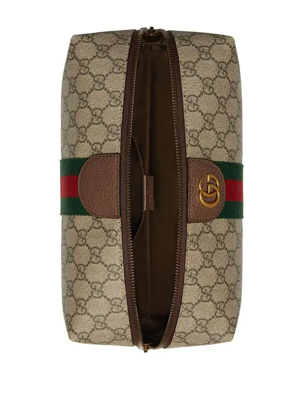 Gucci Ophidia Gg Necessaire - Brown