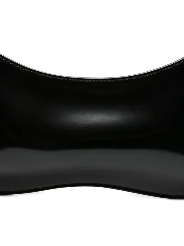 Jacquemus Le Bisou Leather Shoulder Bag - Black