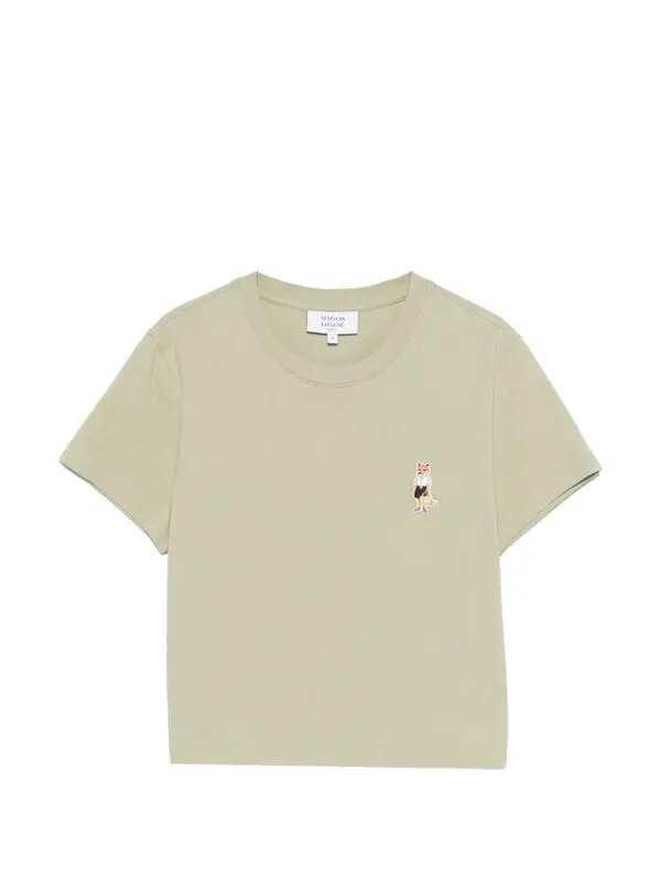 Maison Kitsuné Dressed Fox Cotton T-shirt - Green
