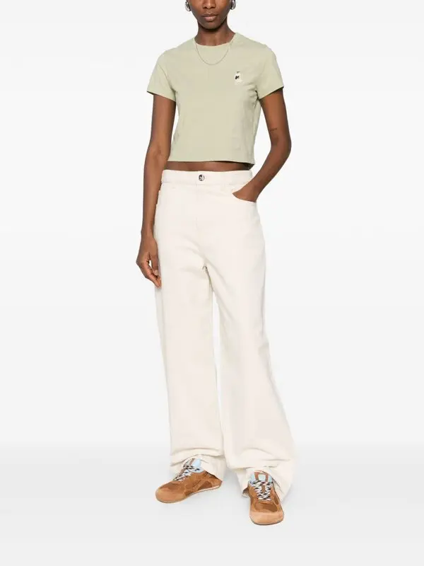Maison Kitsuné Dressed Fox Cotton T-shirt - Green