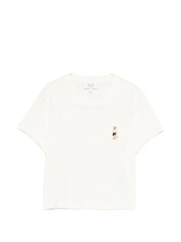 Maison Kitsuné Dressed Fox Cotton T-shirt - White
