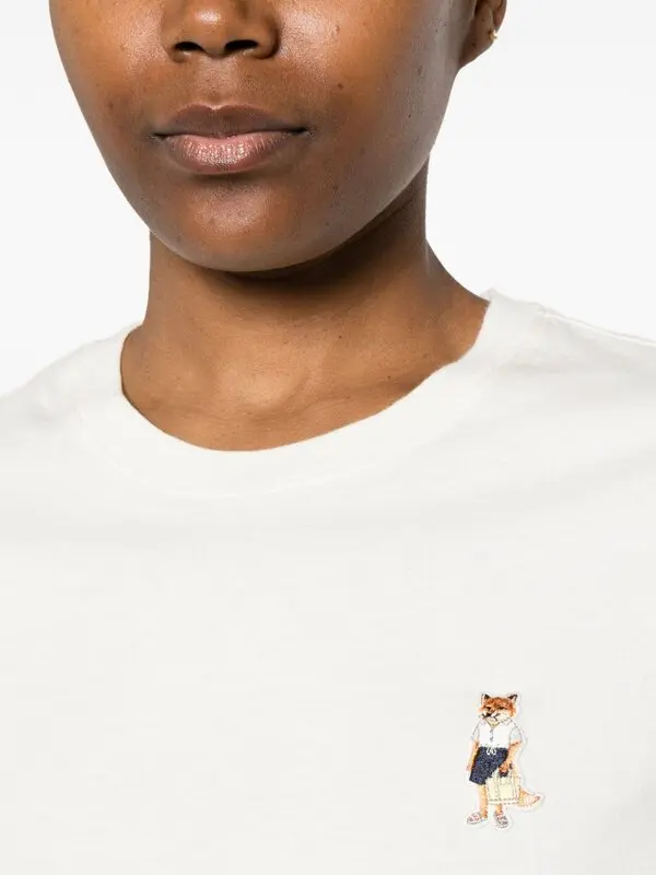 Maison Kitsuné Dressed Fox Cotton T-shirt - White