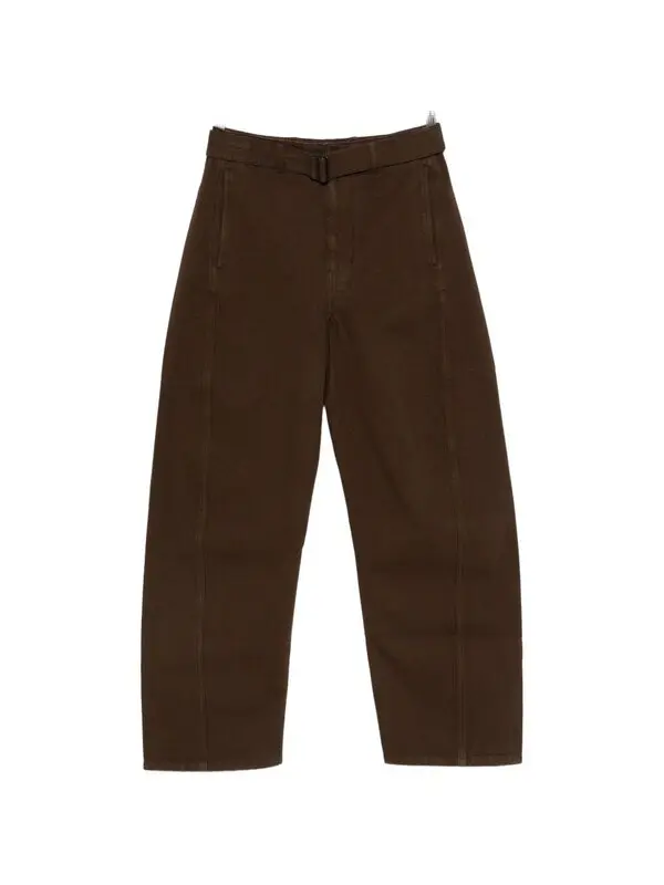 LEMAIRE Twisted Cotton Jeans - Brown