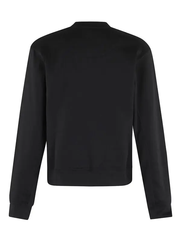 Adidas By Stella McCartney Logo Cotton Sweatshirt - Black