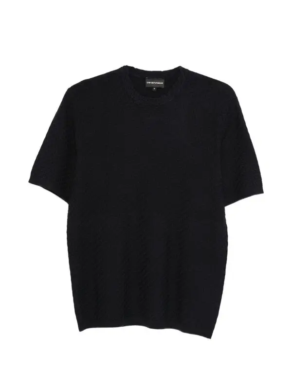 Emporio Armani Knitted T-shirt - Blue