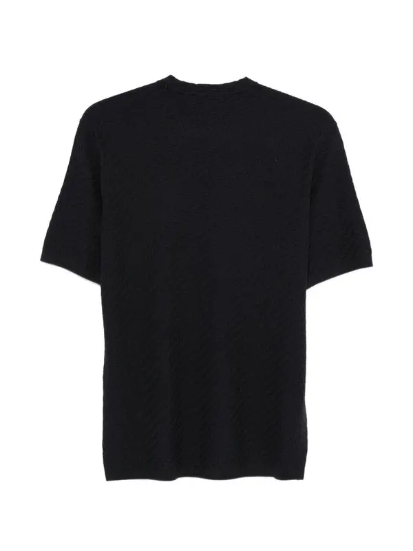 Emporio Armani Knitted T-shirt - Blue