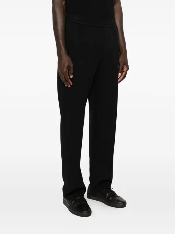Emporio Armani Cotton Sweatpants - Black
