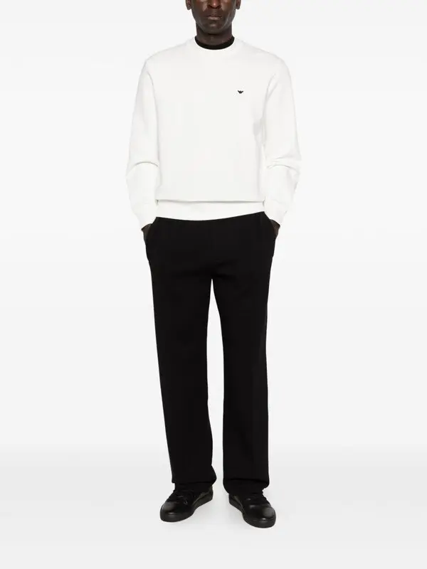 Emporio Armani Cotton Sweatpants - Black