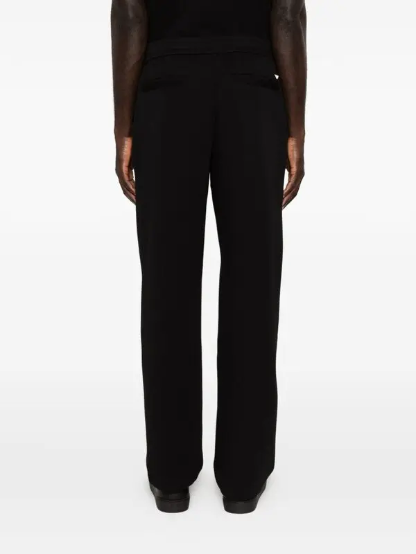 Emporio Armani Cotton Sweatpants - Black